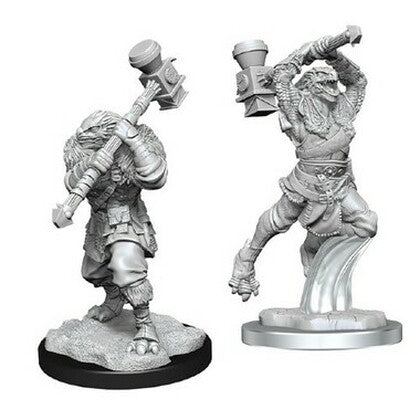 Critical Role Unpainted Miniatures: Ravenite Dragonborn Barbarian Fema